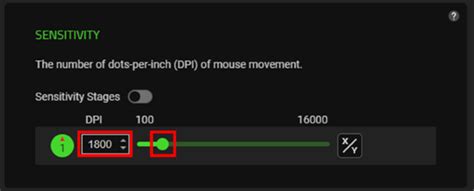 How To Adjust The DPI Setting On A Razer Mouse Through Razer Synapse