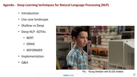 Deep Learning In Nlp Bert Ernie And Reformer Ppt