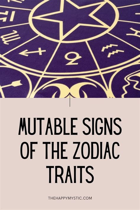Mutable Signs Of The Zodiac Traits Zodiac Traits Birth Chart