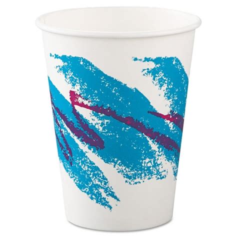 Solo Cup Company Jazz 12 Oz Polycoated Paper Hot Cups 50 Count Pack Of 20