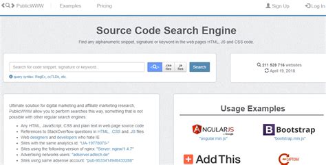 Top 12 Source Code Search Engines Wparena