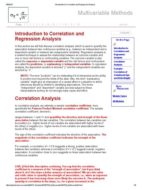 introduction to correlation and regression analysis pdf pdf