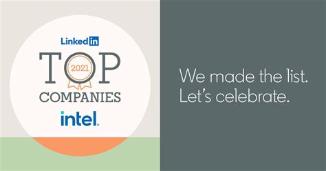 Intel Corporation On Linkedin Were Delighted That You Helped Make Intel One Of Linkedins Top