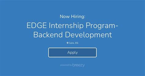 Edge Internship Program Backend Development At Maxab Aya El Sayed