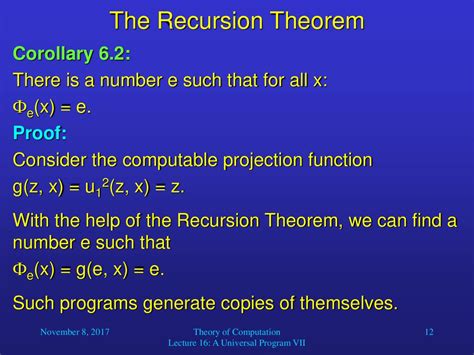 theory of computation lecture 16 a universal program vii ppt download