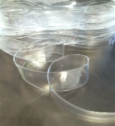 Резинка силиконовая ЛС008 прозрачного цвета 12 мм купить СПб - Chantelle