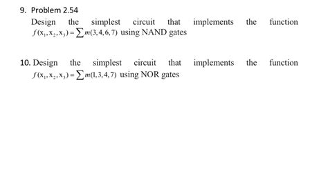 Solved Design The Simplest Circuit That Implements The Chegg