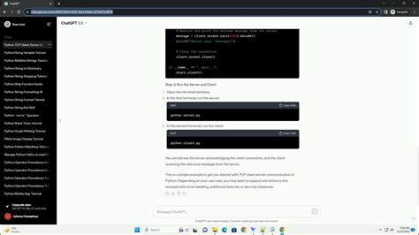 Python Tcp Client Server Youtube