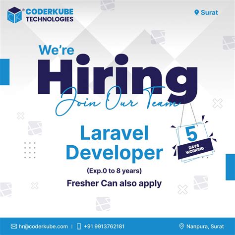 Coderkube Technologies On Linkedin Linkedinconnections Laraveldeveloper Joinourteam
