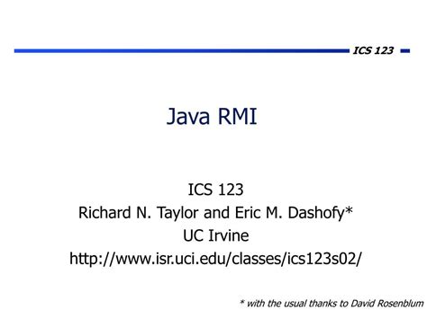 Ppt Java Rmi Powerpoint Presentation Free Download Id4786539