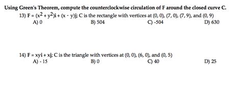 solved using green s theorem compute the counterclockwise