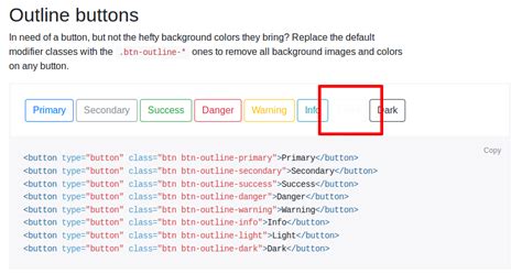 btn outline light · issue 23398 · twbs bootstrap · github