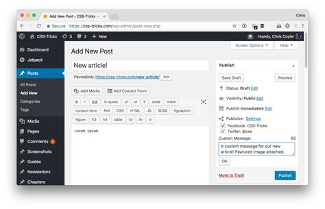 jetpack s social integration features css tricks