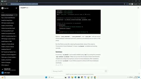Install Cx Oracle With Pip Youtube