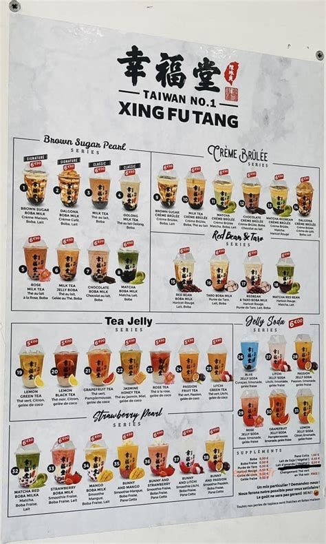 Xing Fu Tang à Paris 3 menu et photos