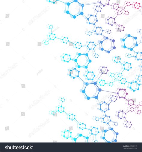 Structure Molecule Communication Dna Atom Neurons เวกเตอร์สต็อก ปลอด