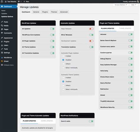 manage plugin