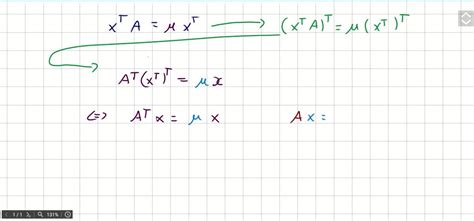 SOLVED The Eigenvectors That We Have Been Studying Are Sometimes Called Right Eigenvectors To