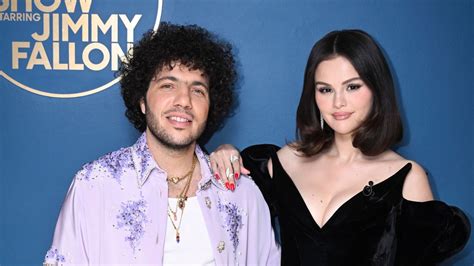 Why Selena Gomez Got A Rash From Her First Kiss With Benny Blanco Marie Claire