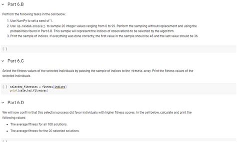 Solved Problem 6 Selection In Genetic Algorithms Genetic