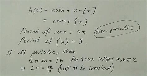 B G X Sin4x 5 H X Cosx X [x] Where Denotes The