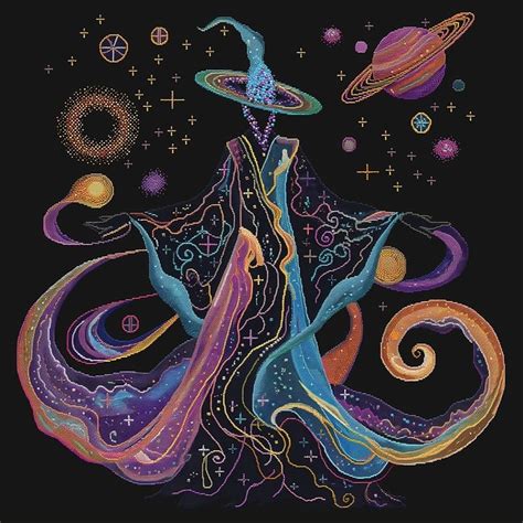 download psychedelic wizard entity royalty free stock illustration