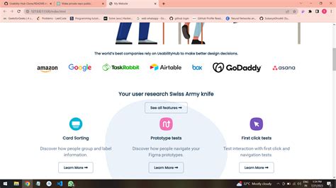 Github Sukanyaghosh6usability Hub Clone