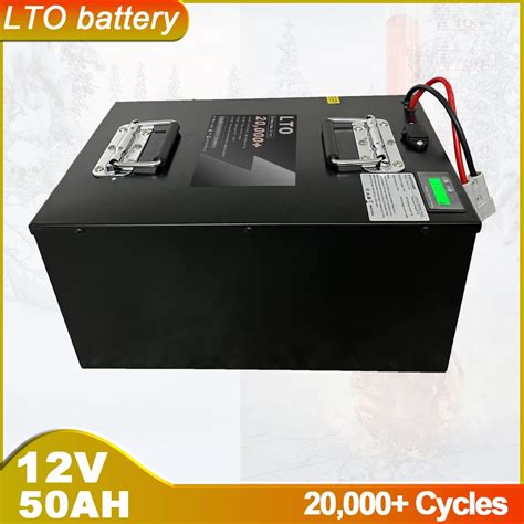 Lto 딥 사이클 리튬 티탄산염 배터리 로봇용 전기 보트 인버터 캐러밴 램프 Rv Agvs 12v 50ah