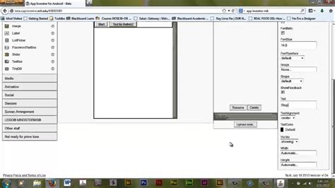 App Inventor Button Example Youtube