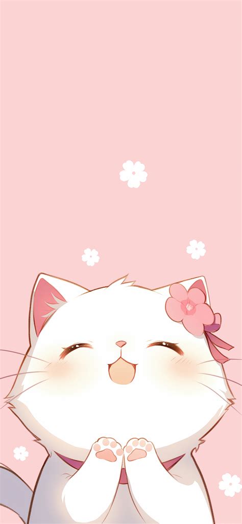 Cute Chibi Cat Wallpaper