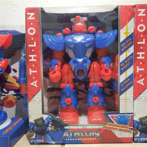 Jual Mainan Robot Edukasi Diy Assembly Athlon Bongkar Pasang Shopee Indonesia