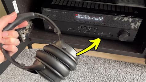 Yamaha Av Receiver How To Connect Bluetooth Headphones Youtube