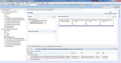 Red Cross Symbol On Config File And Flashloader Solution Error Even After Solution Code