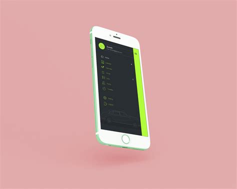 Side Menu Mobile APP UI UX Inspiration Interface On Behance