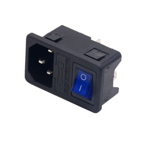 With 10a Fuse Red Blue Black Orange Rocker Switc Grandado