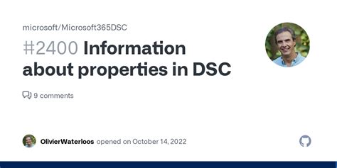 Information About Properties In Dsc · Issue 2400 · Microsoft