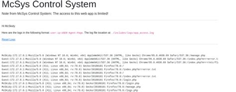 Lfi To Rce Via Log Poisoning