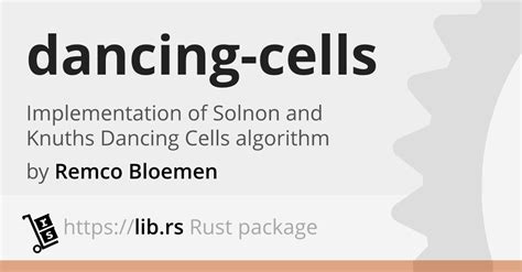 Dancing Cells — Rust Application Librs