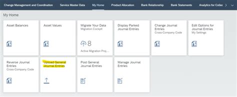 Upload General Journal Entries S4hana Fiori App Sap Blog