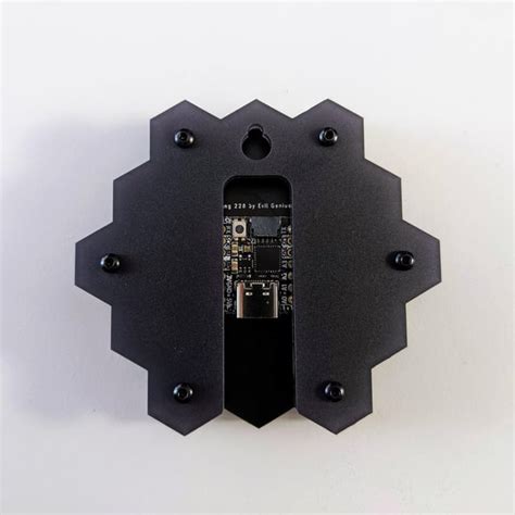 Cyclohex Rings A Set Of Hexagonally Nested Rings With 228 Rgb Leds Six Touch Pads And