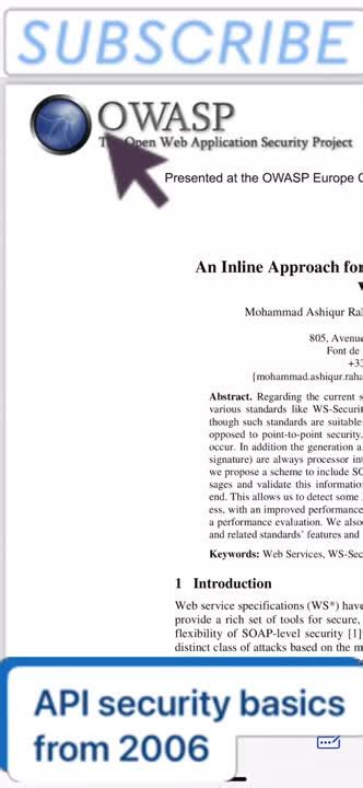 Ivan Novikov On Linkedin Inline Apisecurity Owasp Sap