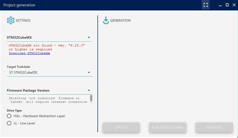 Stm32cubemx Not Found Ver 4 25 0 Or Higher Is Page 2 Stmicroelectronics Community