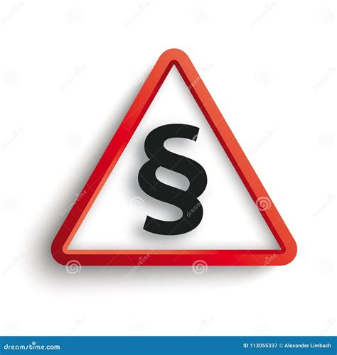 Warning Triangle Paragraph Stock Vector Illustration Of Consulting