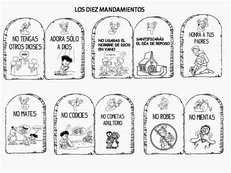 10 Заповедей божьих в картинках для школьников Фотоподборки 1