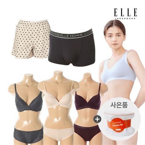 엘르이너웨어 S S 리뉴얼 이벤트 트렁크 브라 팬티 드로즈 외 254종 선물케이스 쇼핑백 선착순사은품 티몬