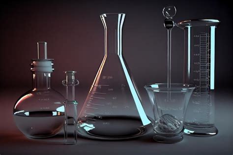 Premium Ai Image The Lab Glassware Science Laboratory