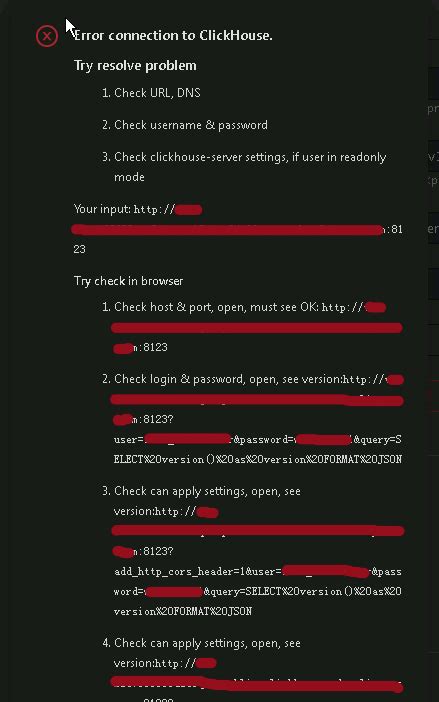 unable to connect to clickhouse · issue 253 · tabixio tabix · github