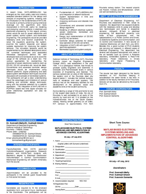 Matlab 2012 Brochure Pdf Matlab Signal Electrical Engineering