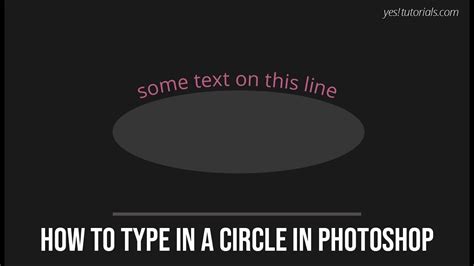 How To Type In A Circle On A Path Adobe Photoshop Tutorial Photoshop Trend