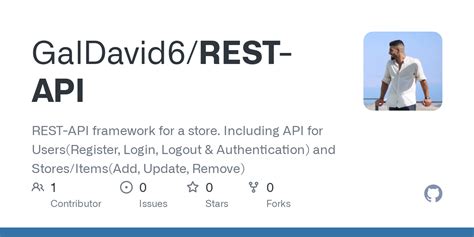 Github Galdavid6rest Api Rest Api Framework For A Store Including Api For Usersregister